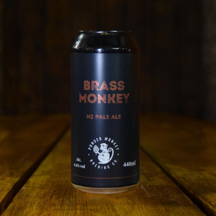 Brass Monkey - NZ Pale Ale 440ml – Powder Monkey Brewing Group Ltd