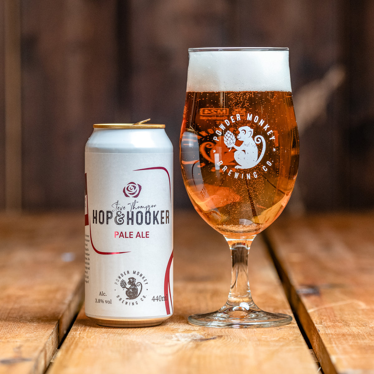 Hop & Hooker Pale Ale - 440ml – Powder Monkey Brewing Group Ltd